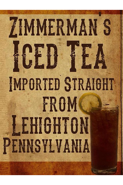 Award Winning Iced Tea, Local To Lehighton PA - Zimmerman's Dairy